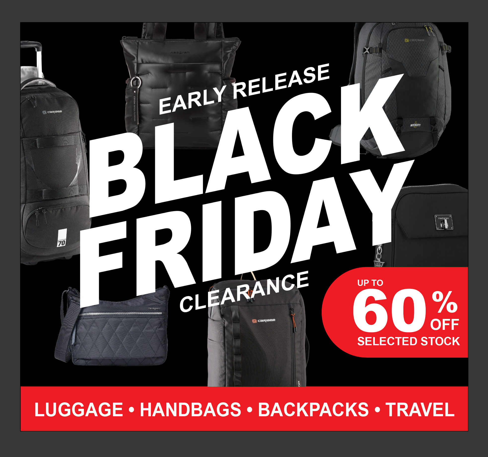 Black Friday Sale - The BIG one! – brand-HEDGREN – Bags To Go