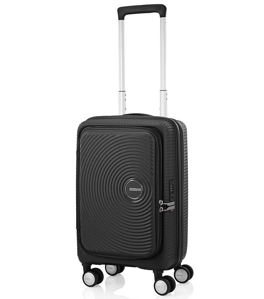 American Tourister - 55cm Curio book opening - Black – Bags To Go