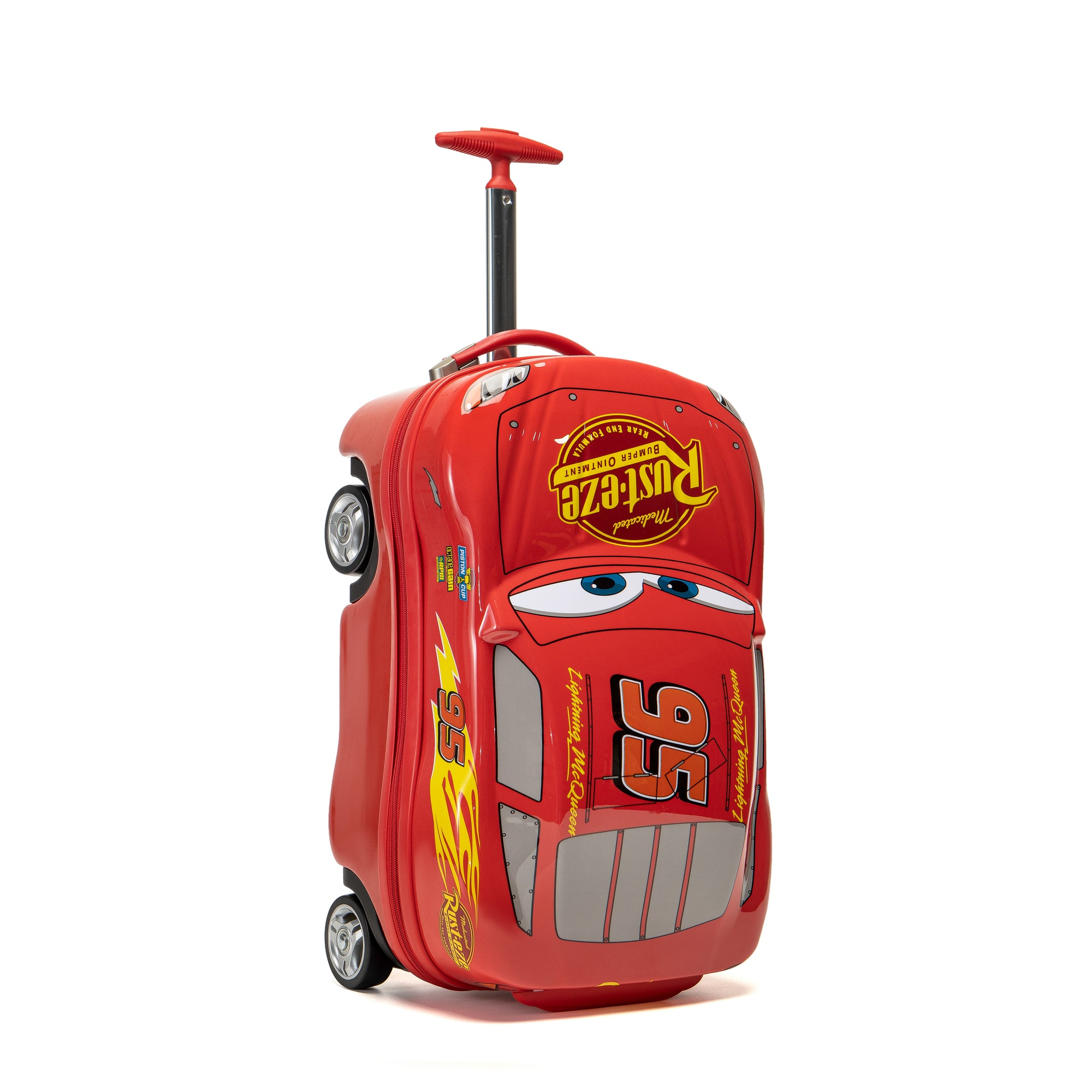 Disney - Lightning McQueen DIS122 19in Small 4 Wheel Hard Suitcase ...